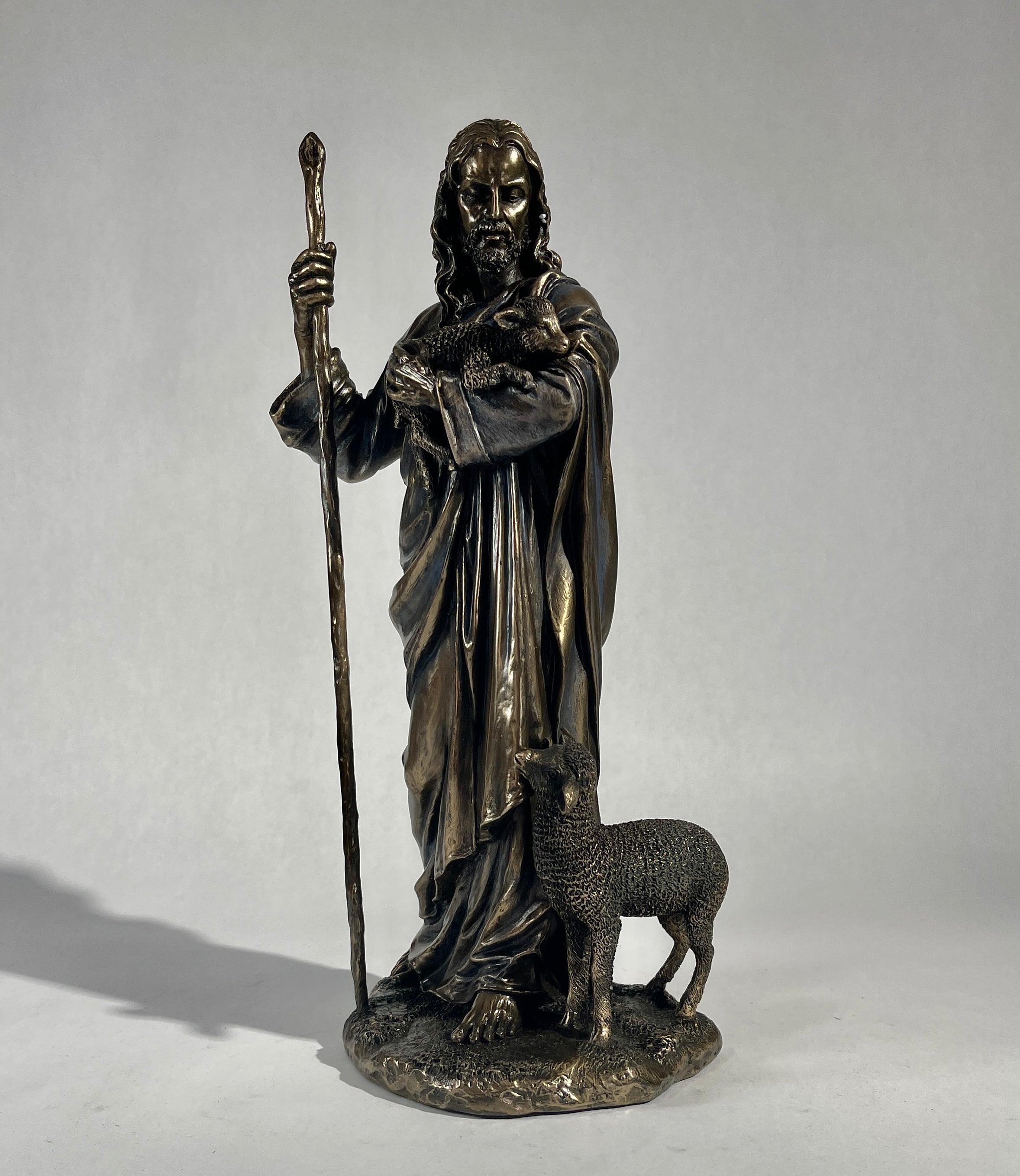 Jesus the Shepherd Sculpture — AllSculptures
