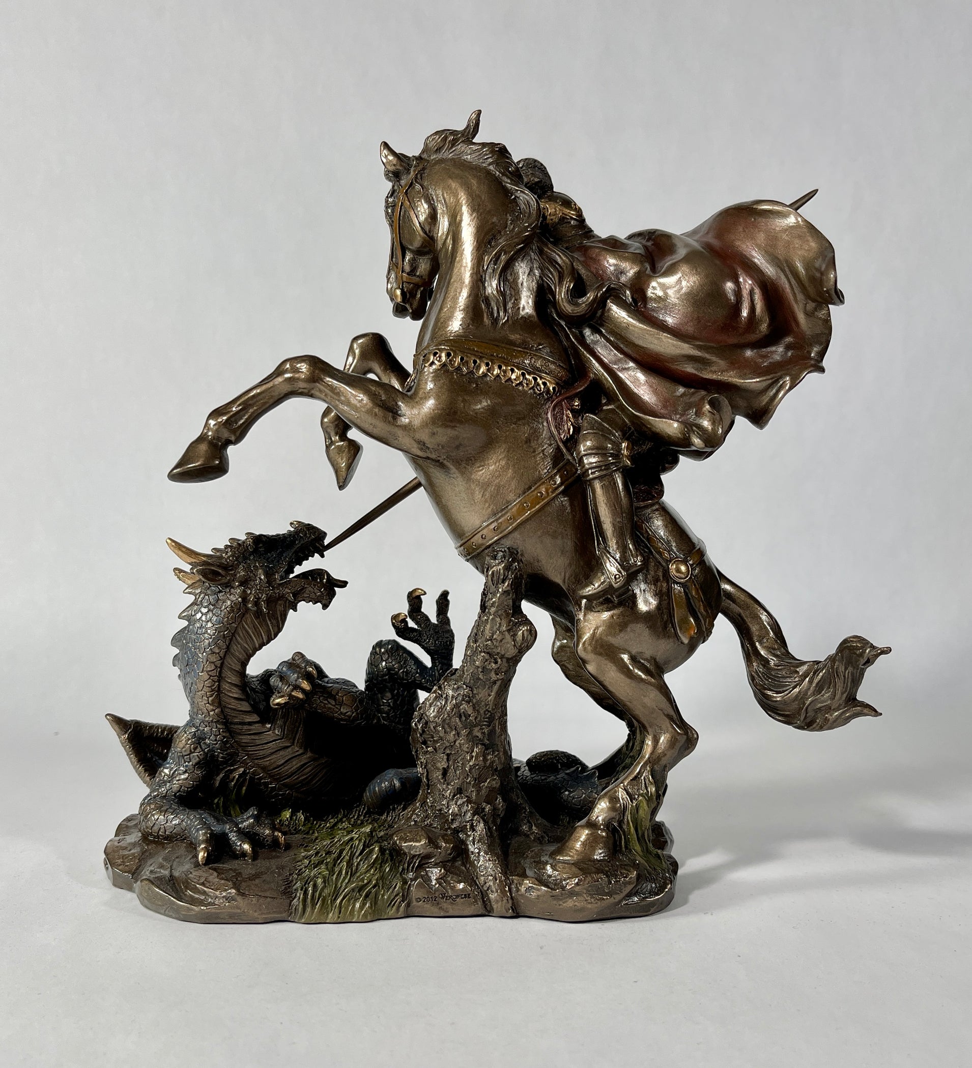 St. George Slaying Dragon Sculpture — AllSculptures