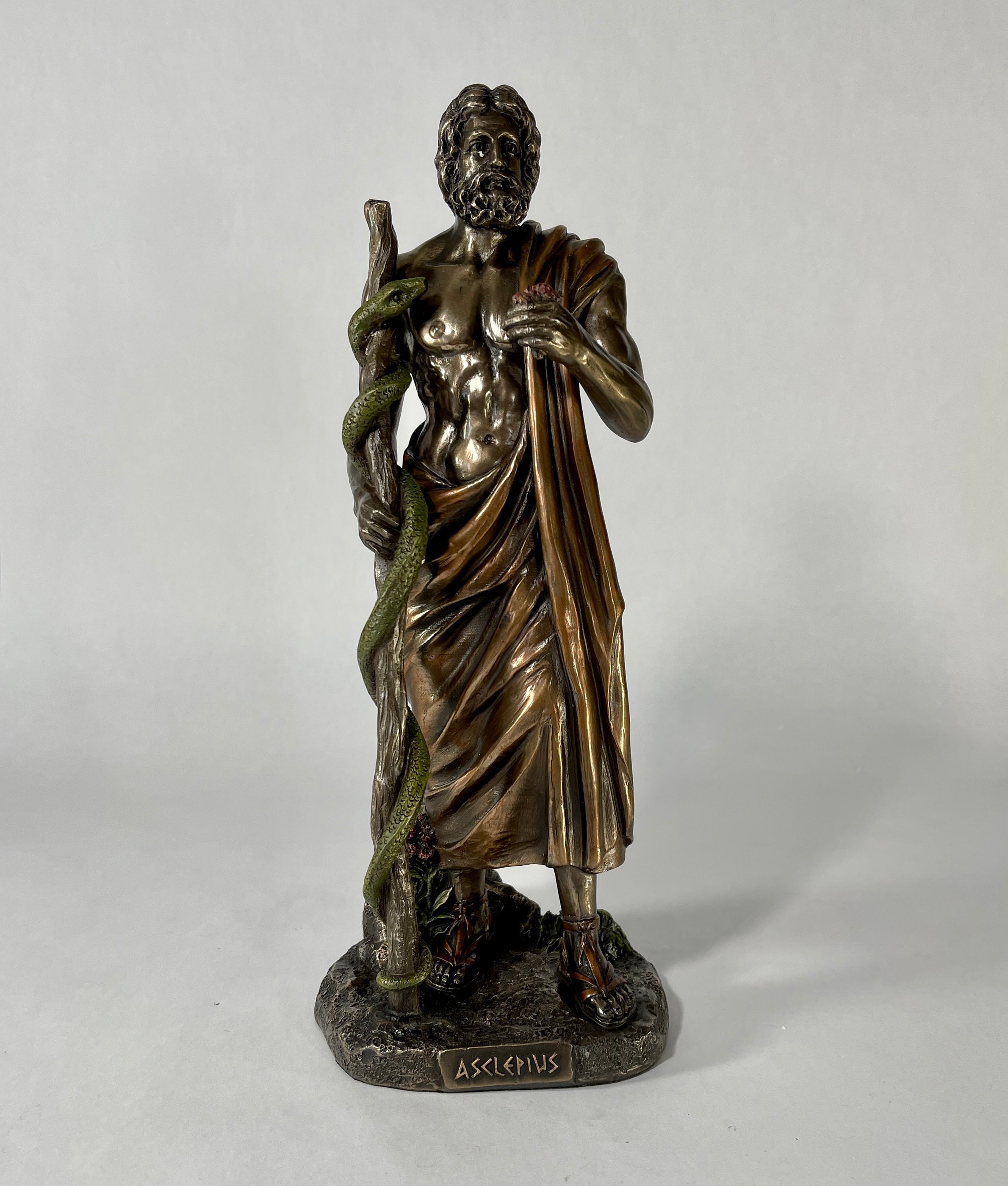 Asclepius Statue- Greek God Of Medicine — AllSculptures