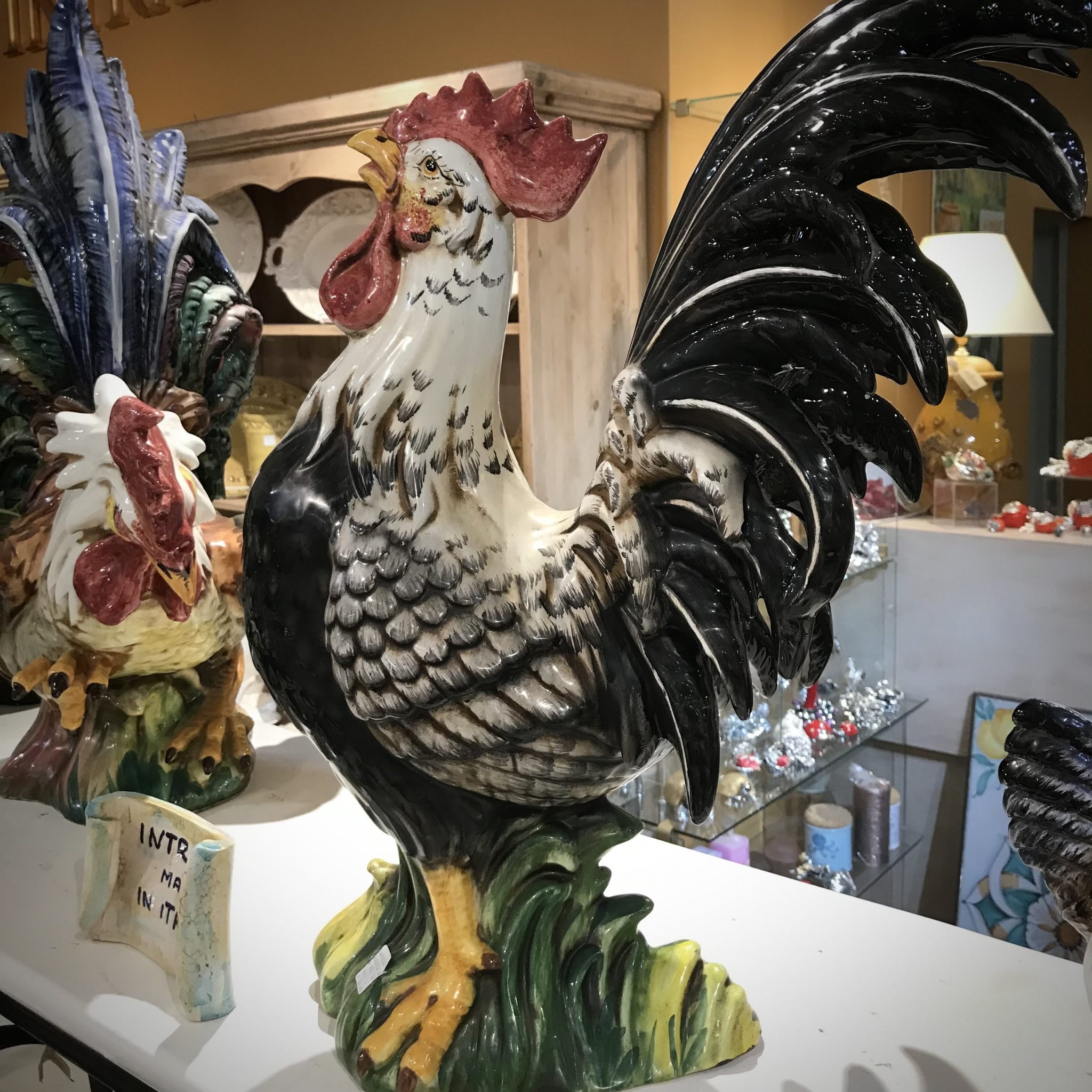 Chicken & Rooster Sculptures, Statues, Figurines — AllSculptures