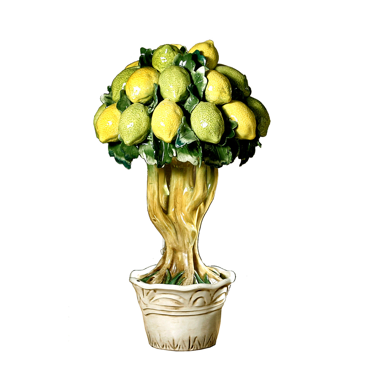 Italian Ceramic Lemon Tree Sculpture — AllSculptures
