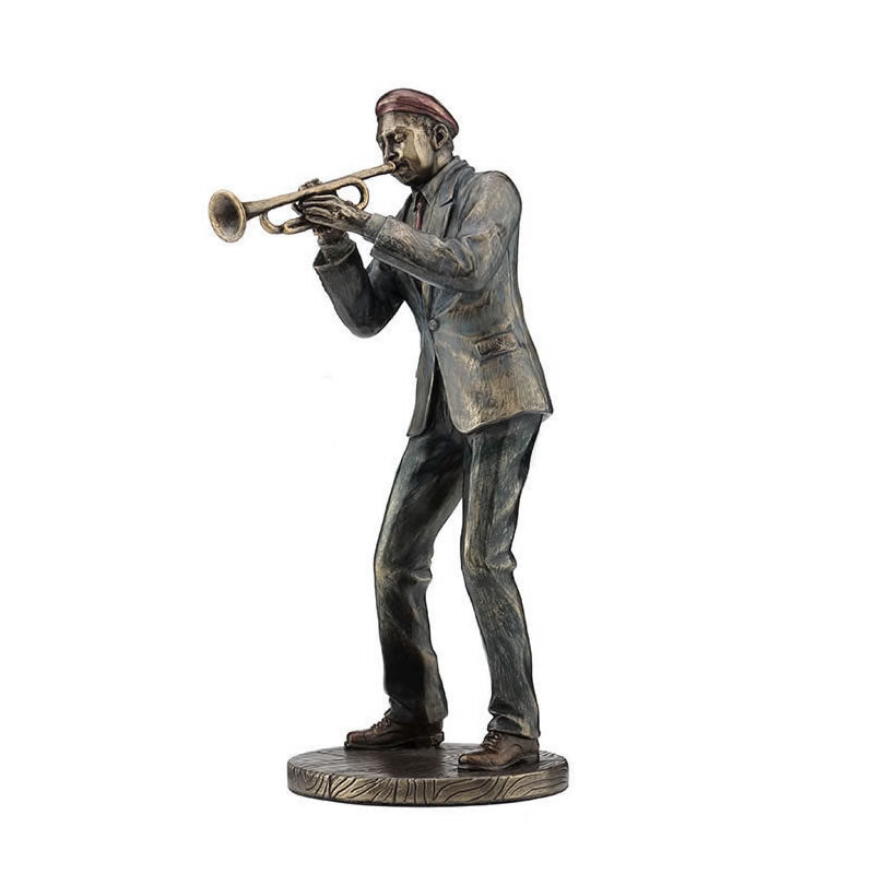 Jazz Band- Trumpet Player Statue — AllSculptures