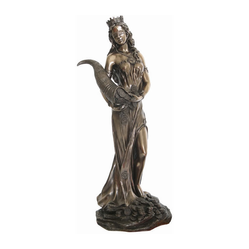 Lady Fortuna Statue- Goddess of Fortune and Luck- 28 Inch — AllSculptures