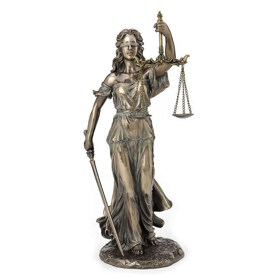 Lady Justice Holding Sword And Scale Statue — AllSculptures