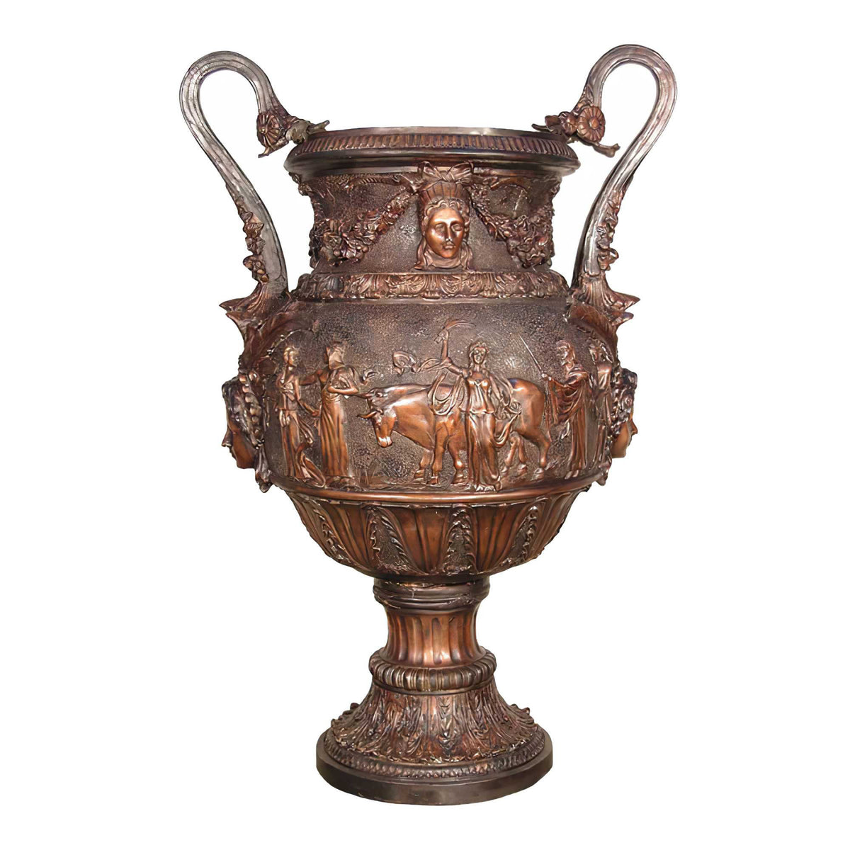 Large Greek Bronze Urn — AllSculptures