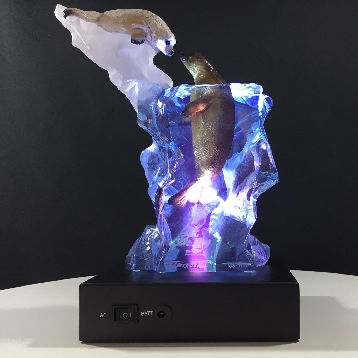 LED Lighted Sculpture Display Base — AllSculptures