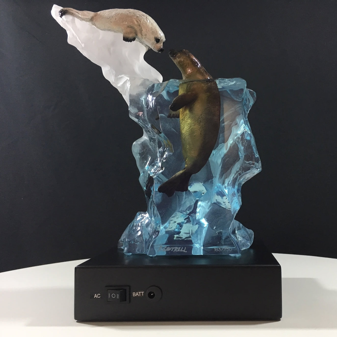 LED Lighted Sculpture Display Base — AllSculptures