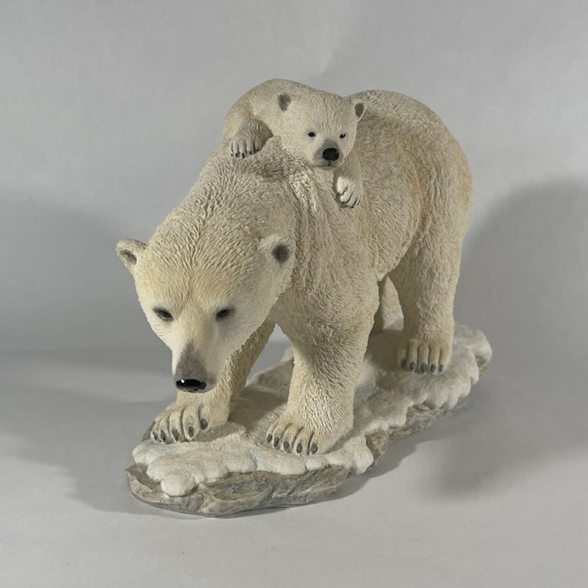 Polar Bear and Cub Statue — AllSculptures