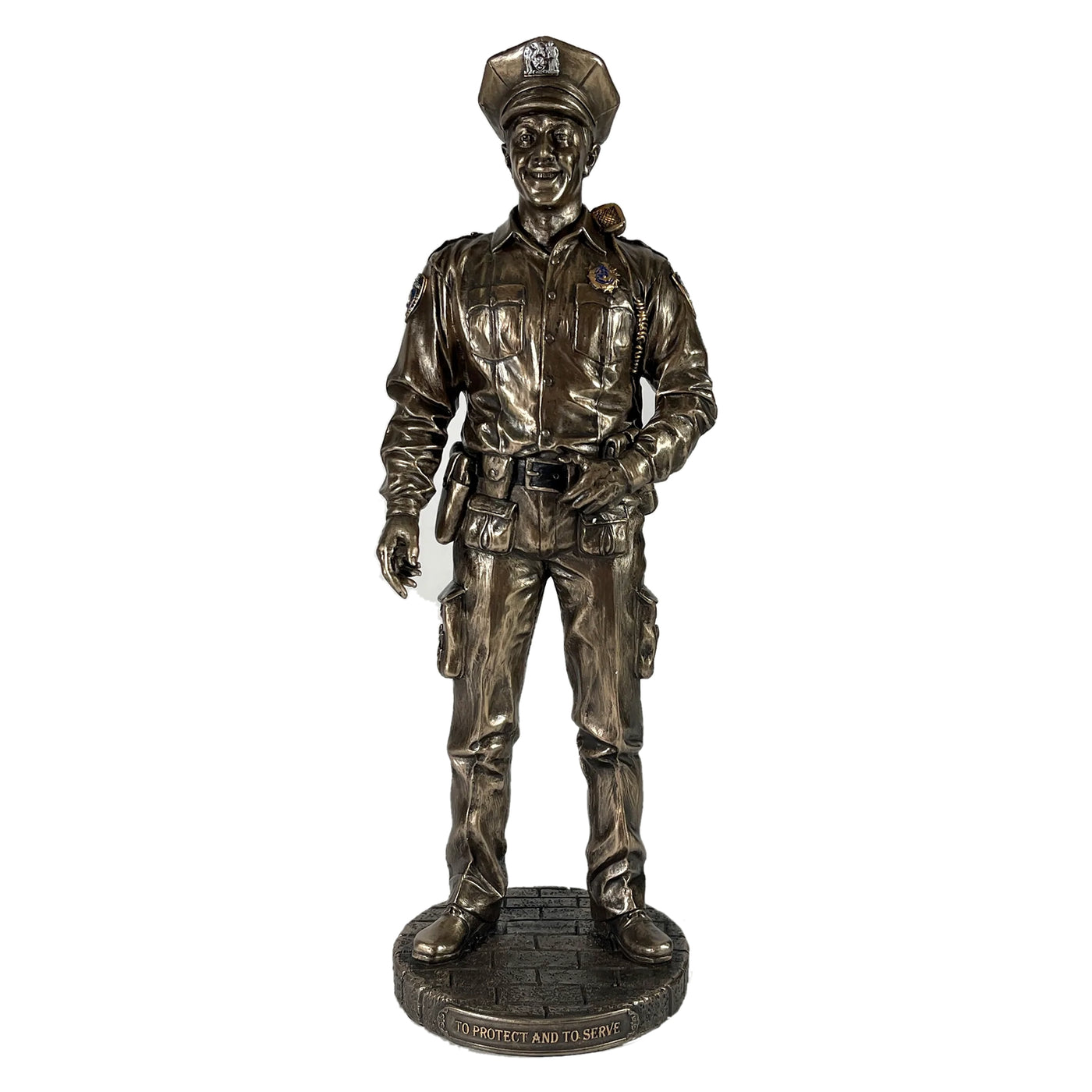 Policeman NYPD- To Protect And To Serve Statue — AllSculptures