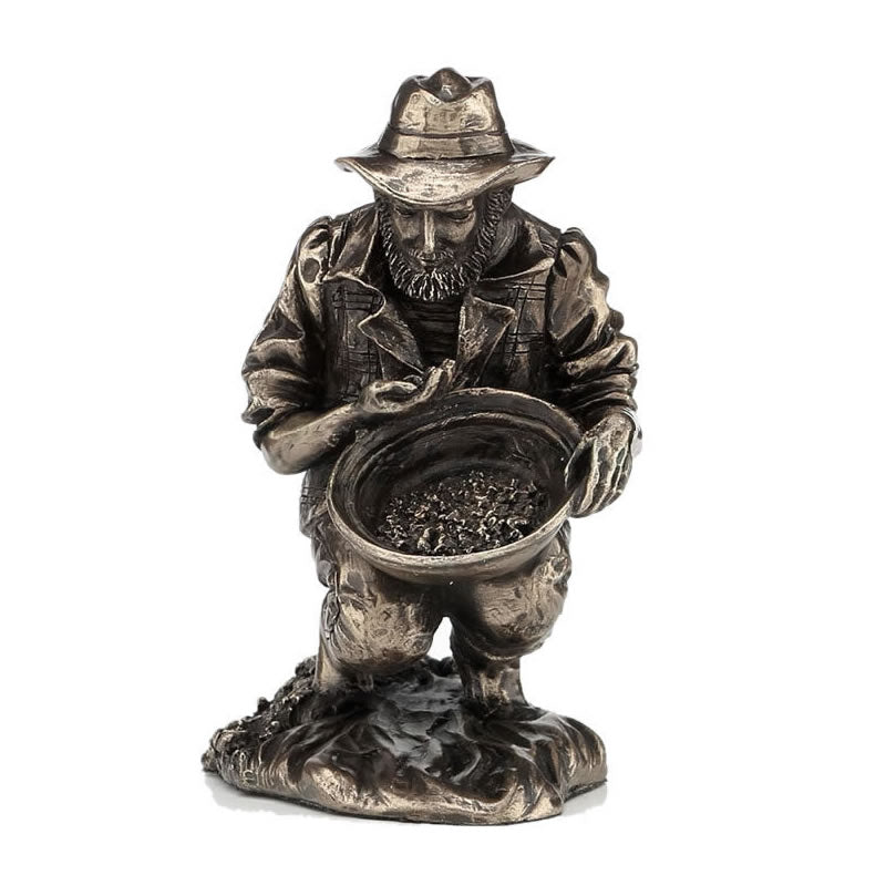 Prospector-Panning for Gold Statue — AllSculptures