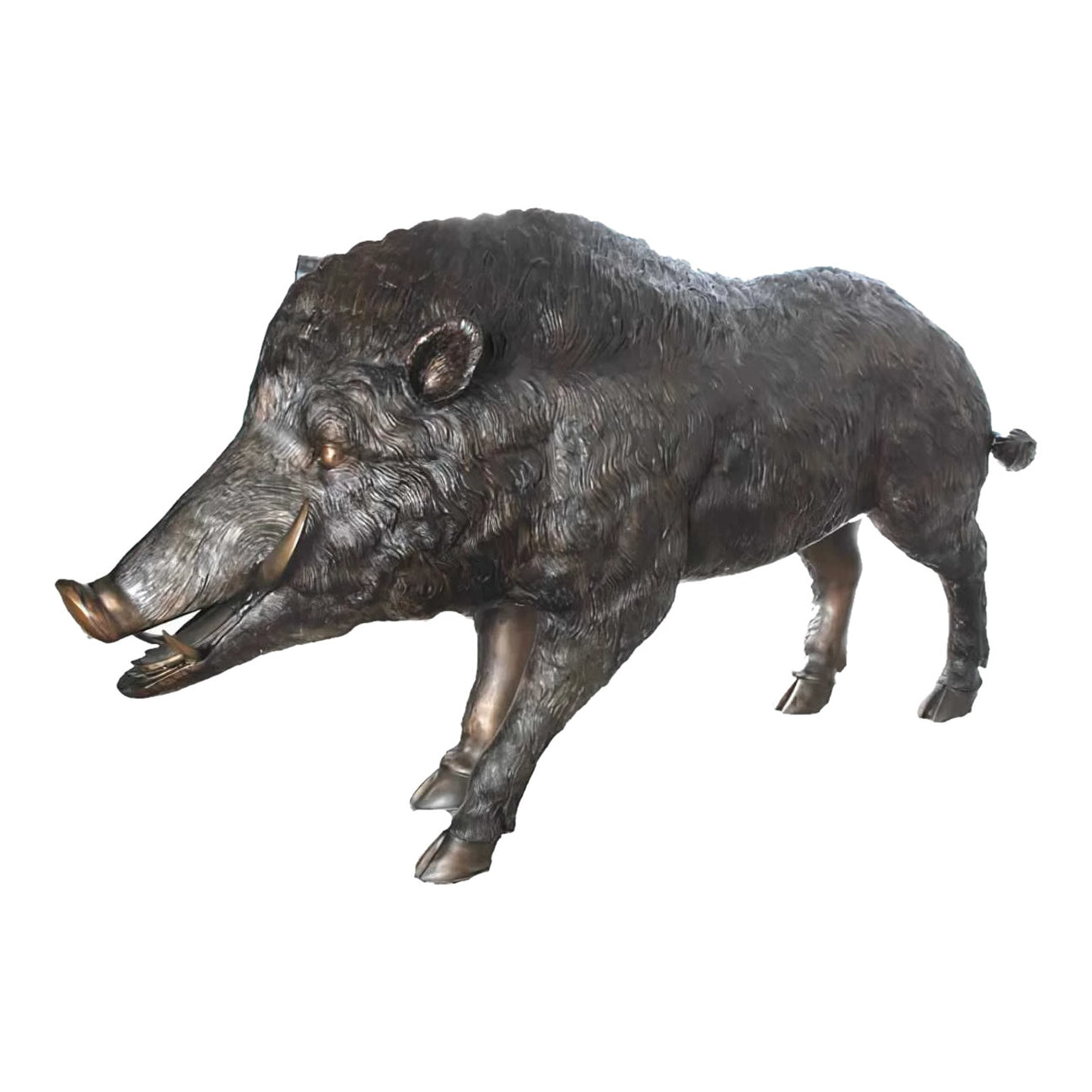 Wild Boar Bronze Sculpture, Extra Large — AllSculptures