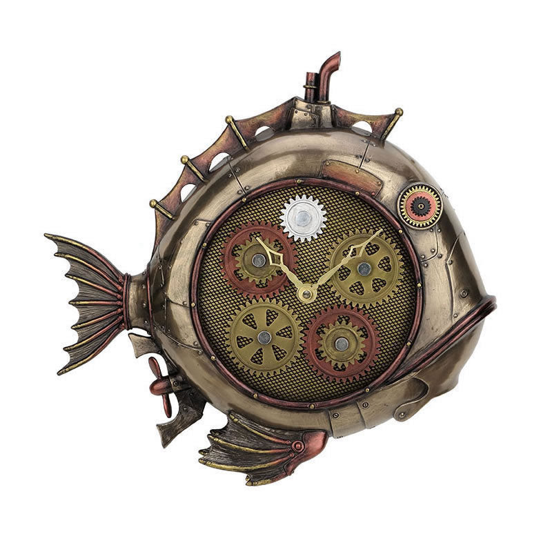 Steampunk Deep Sea Dweller Wall Clock — AllSculptures