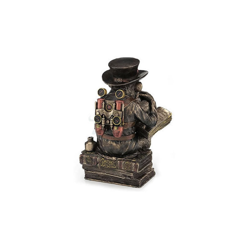 Steampunk Scholar Chimpanzee Statue — AllSculptures