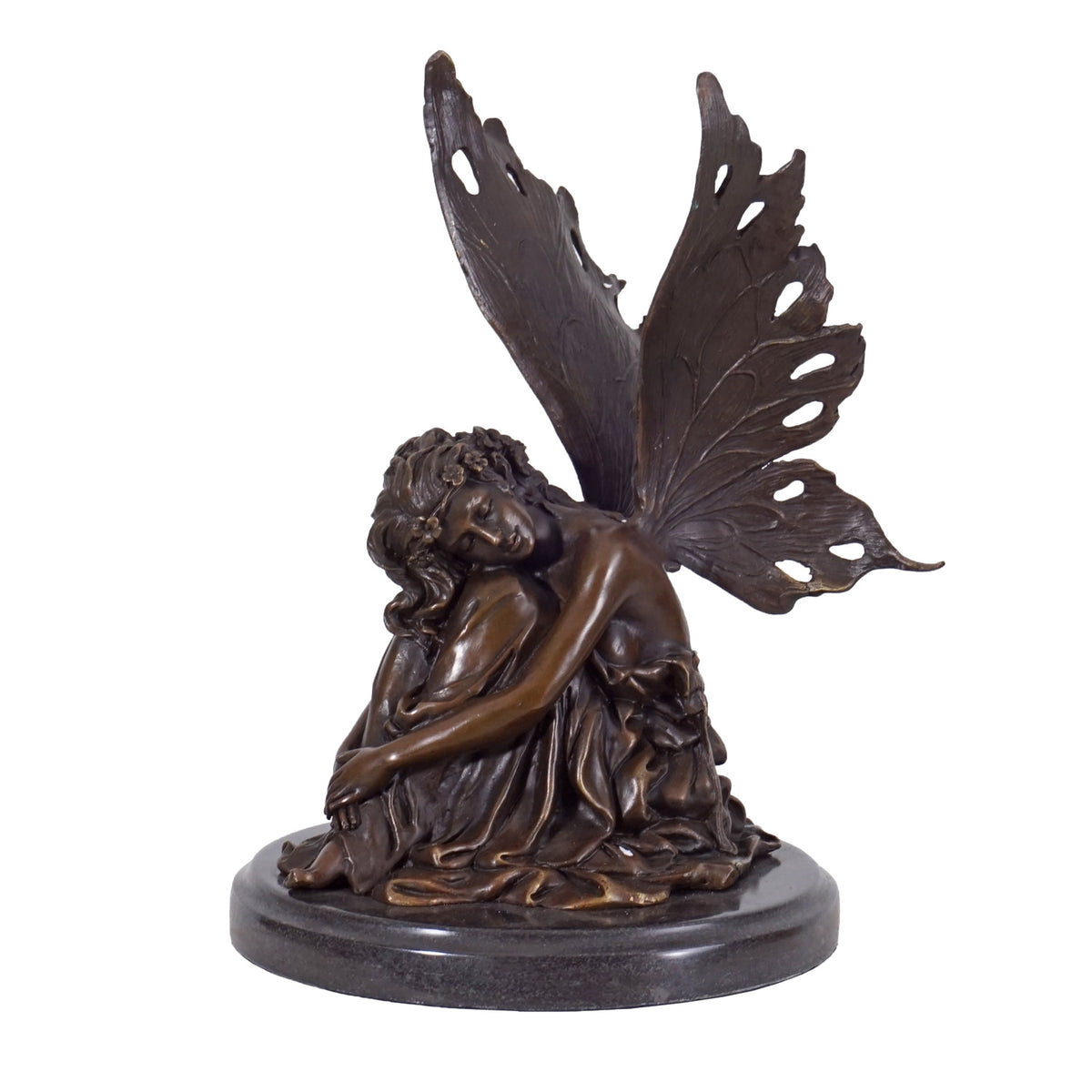 Sweet Dreams-Fairy Bronze Sculpture — AllSculptures