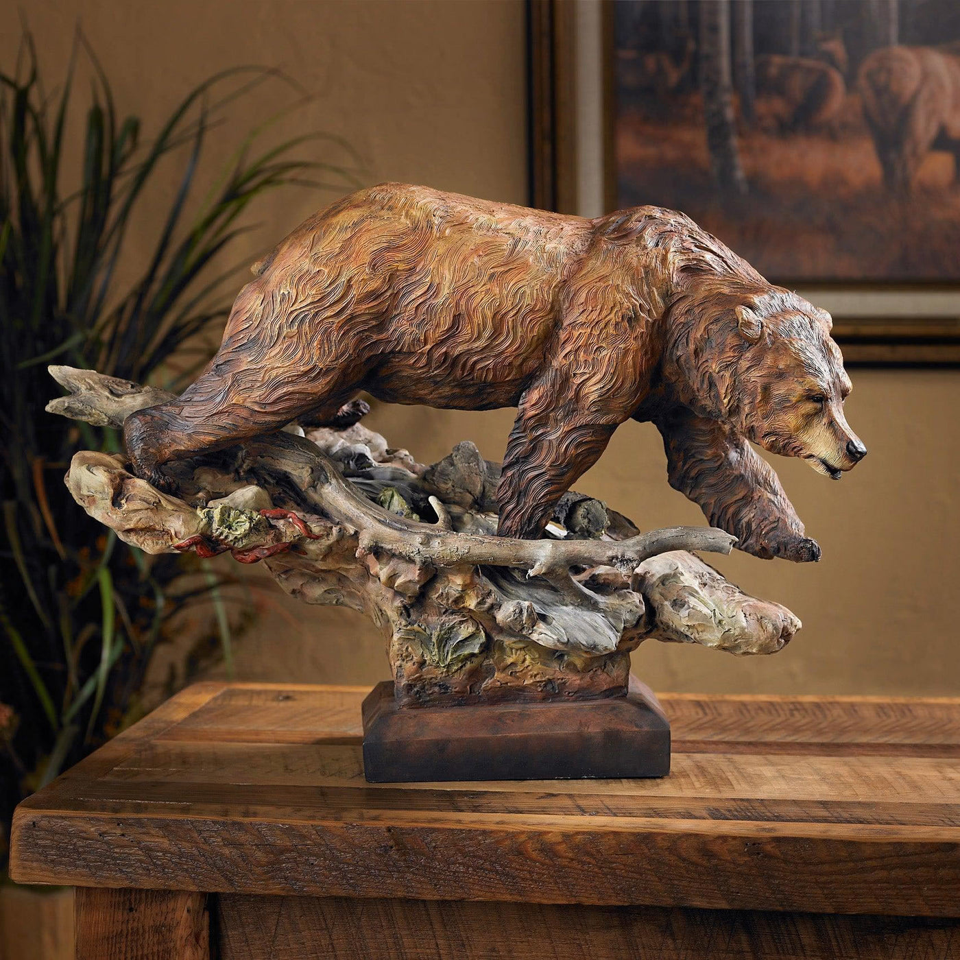 Taking the Lead Bear Sculpture — AllSculptures