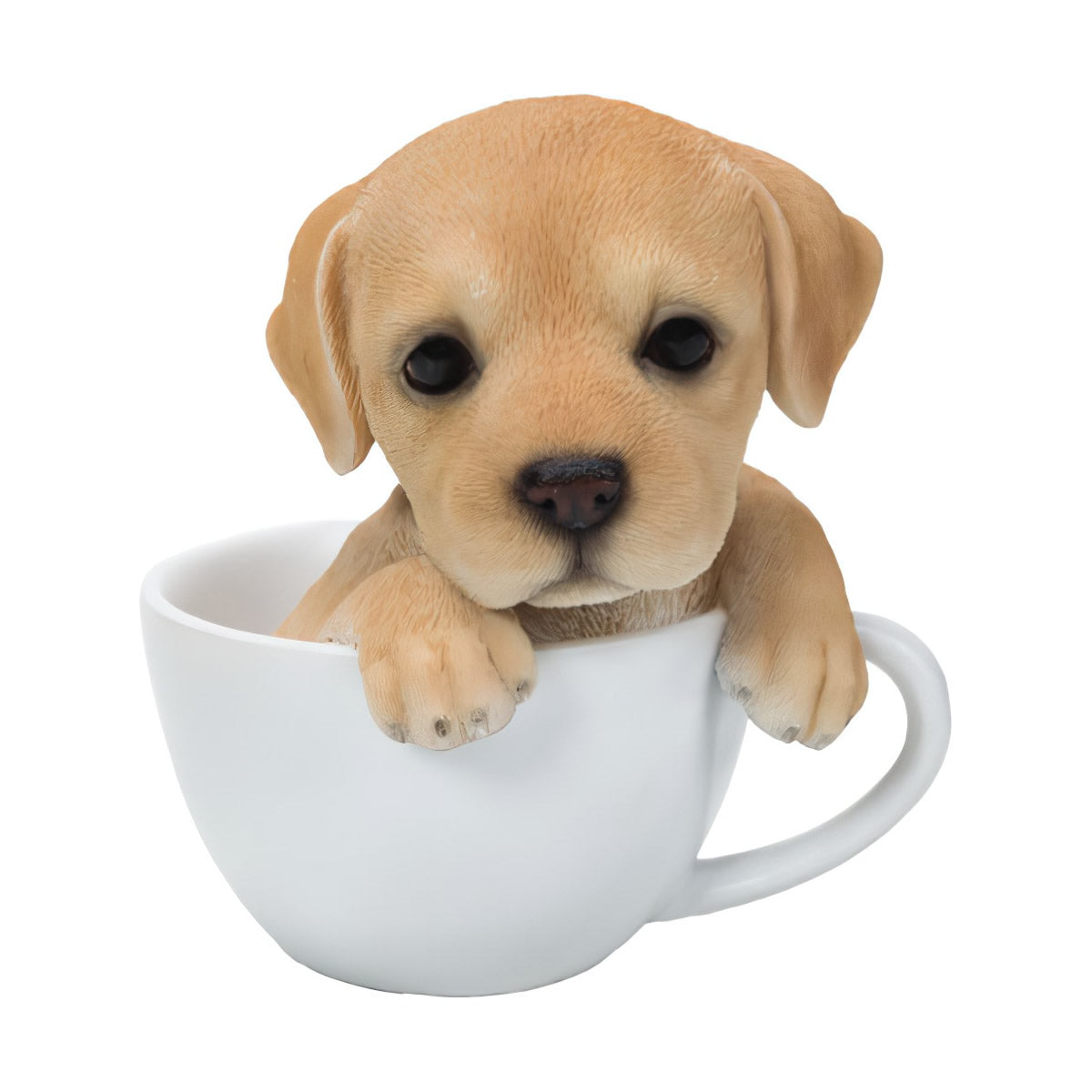 Tea Cup Labrador Puppy Statue — AllSculptures