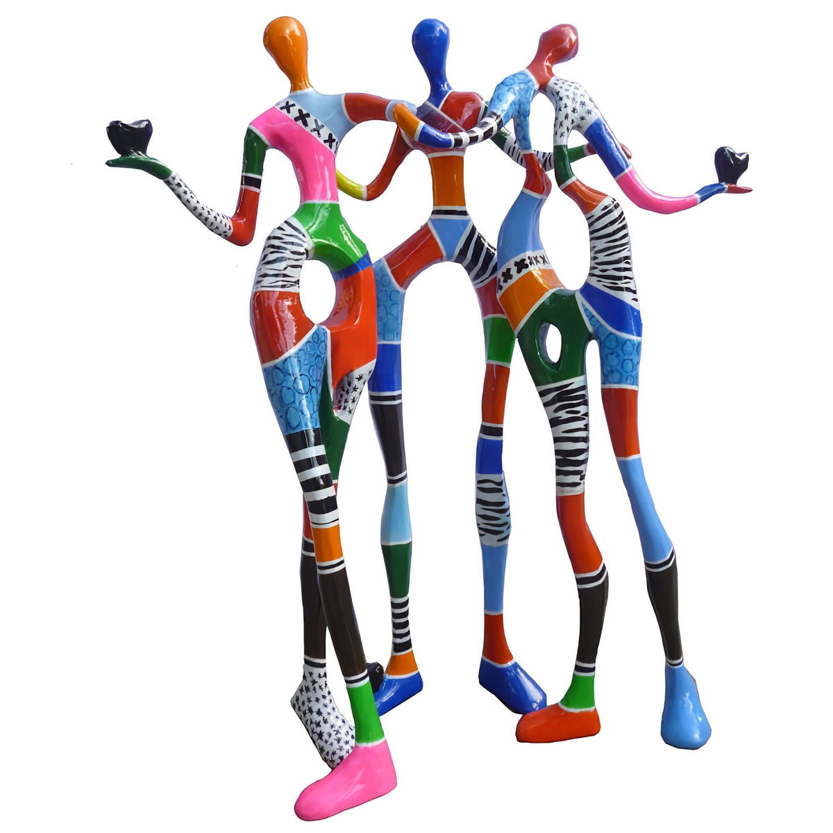 Three Figures Sculpture- Bronze — AllSculptures