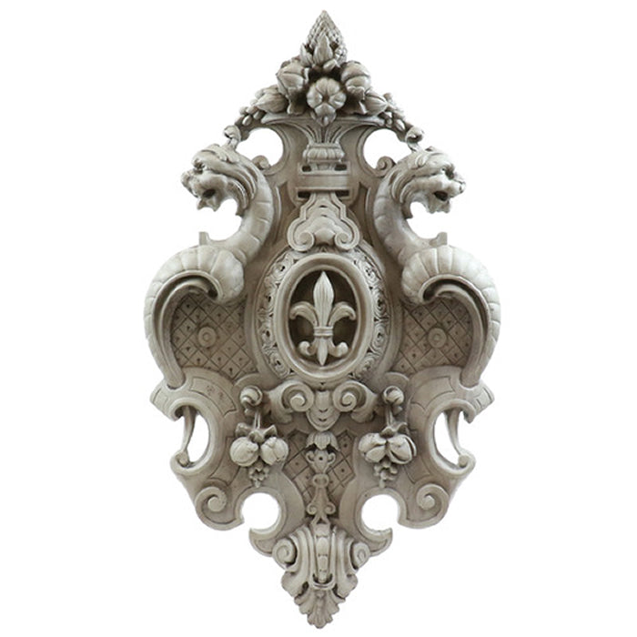 Victorian Crest Outdoor Wall Art — AllSculptures